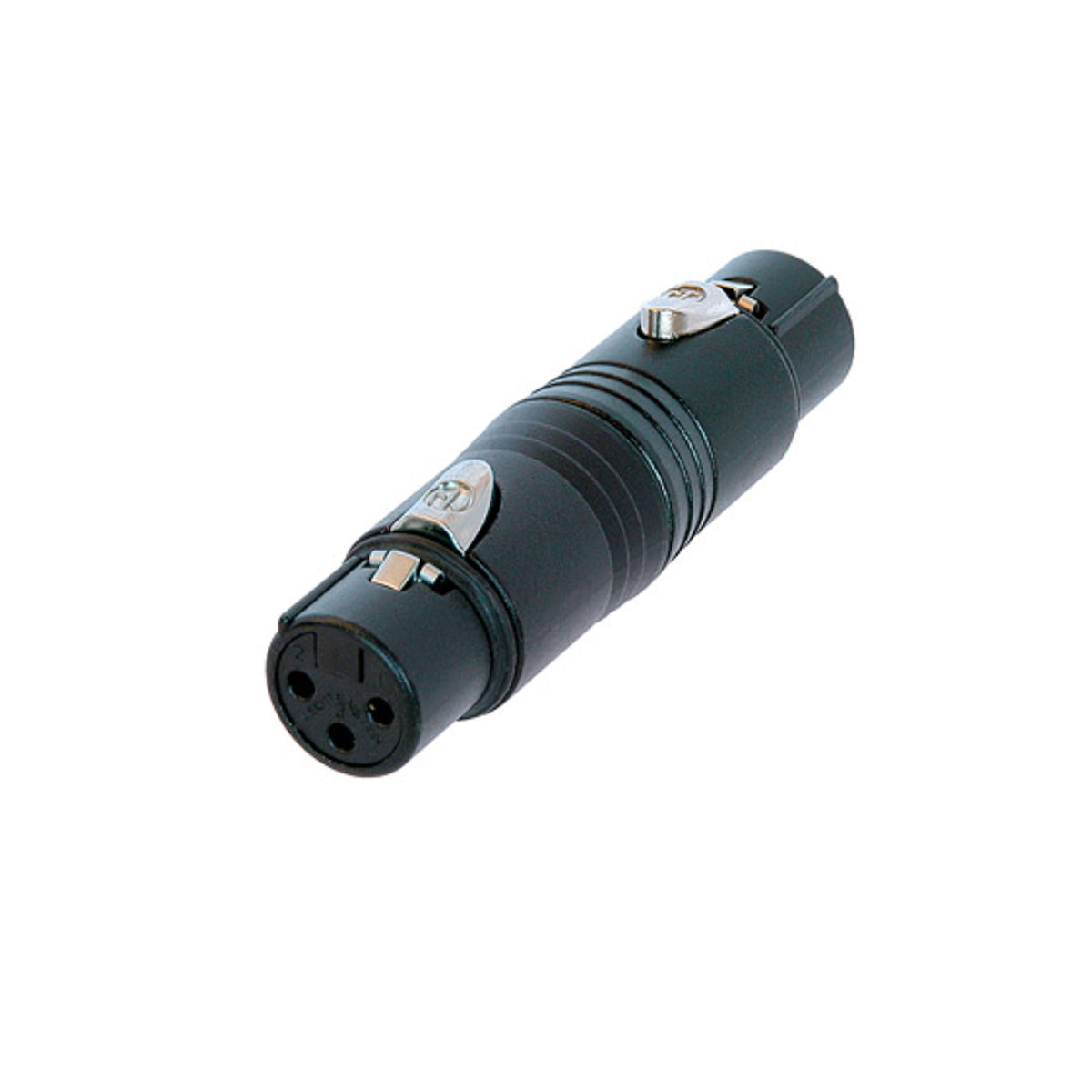 Adapter - 3 pin female XLR to 3 pin female XLR - pre-wired, black ...
